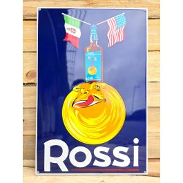 Rossi vin aperitif emailleschild